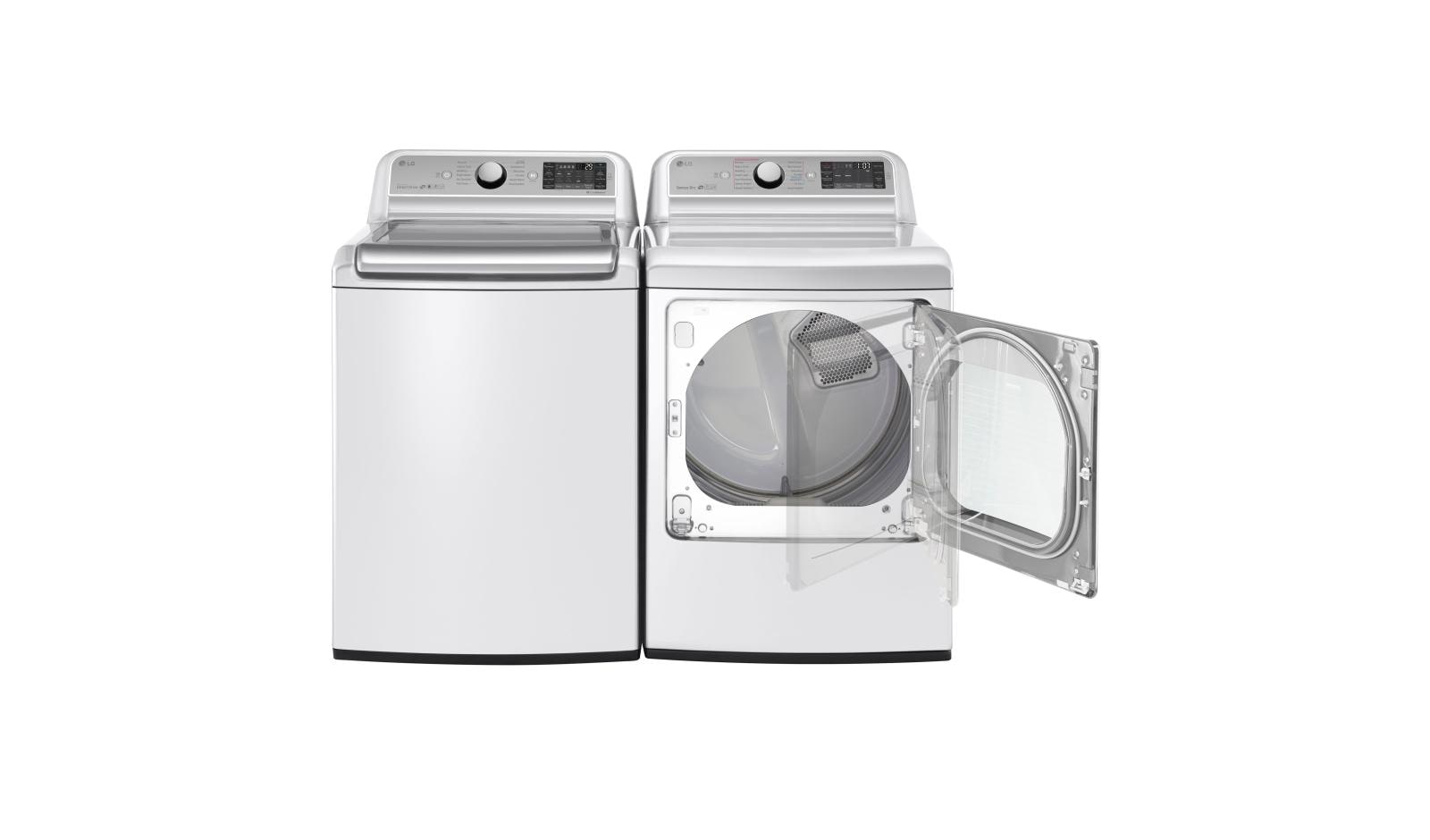 LG WT7500CW: 5.2 cu. ft. Mega Capacity Top Load Washer with TurboWash ...