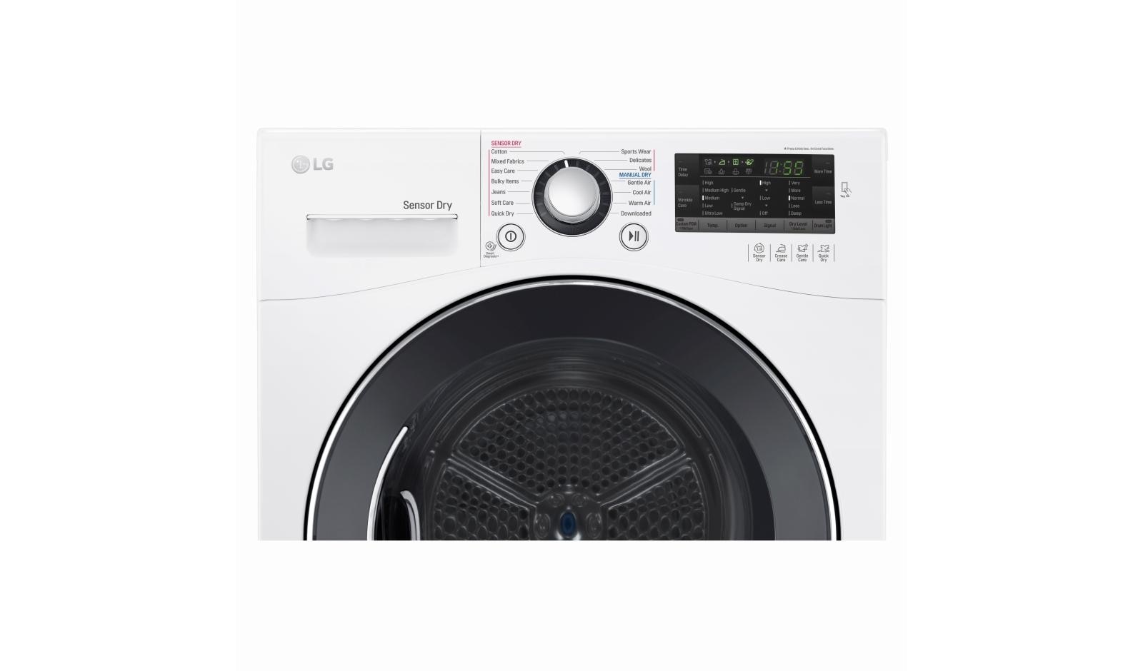LG DLEC888W: 4.2 cu.ft. Compact Electric Condensing Front Load Dryer ...