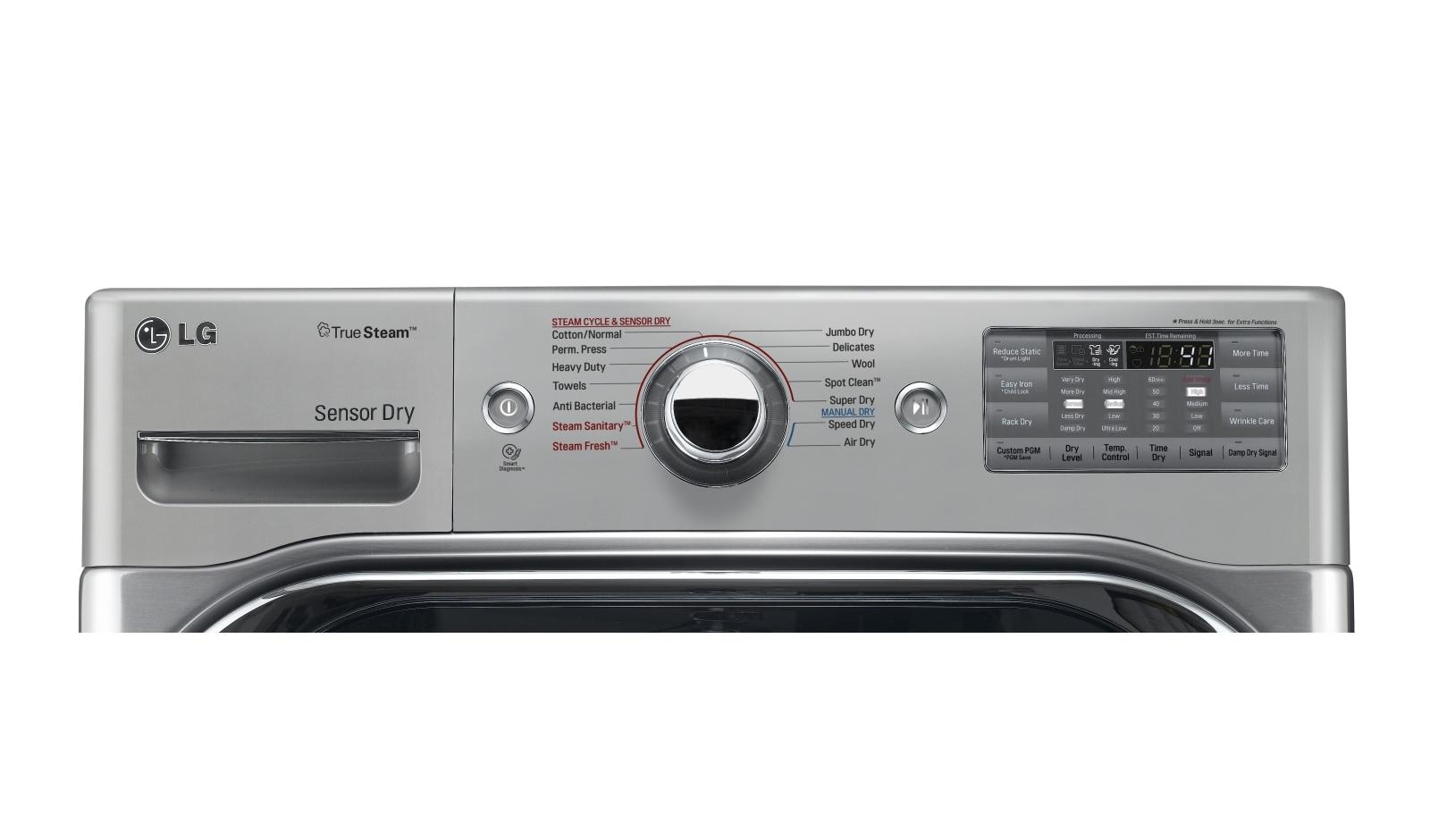 LG DLEX8100V: 9.0 cu. ft. Mega Capacity Electric Dryer w/ Steam ...