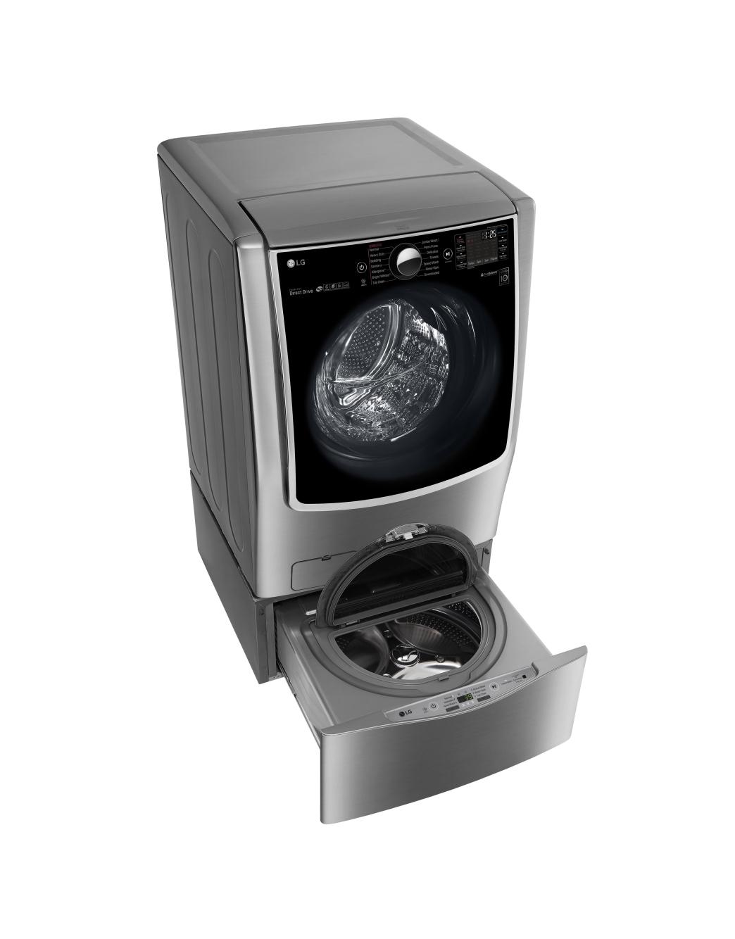 LG WM5000HVA_WD100CV: 5.5 Total Capacity LG TWINWash™ System with LG ...