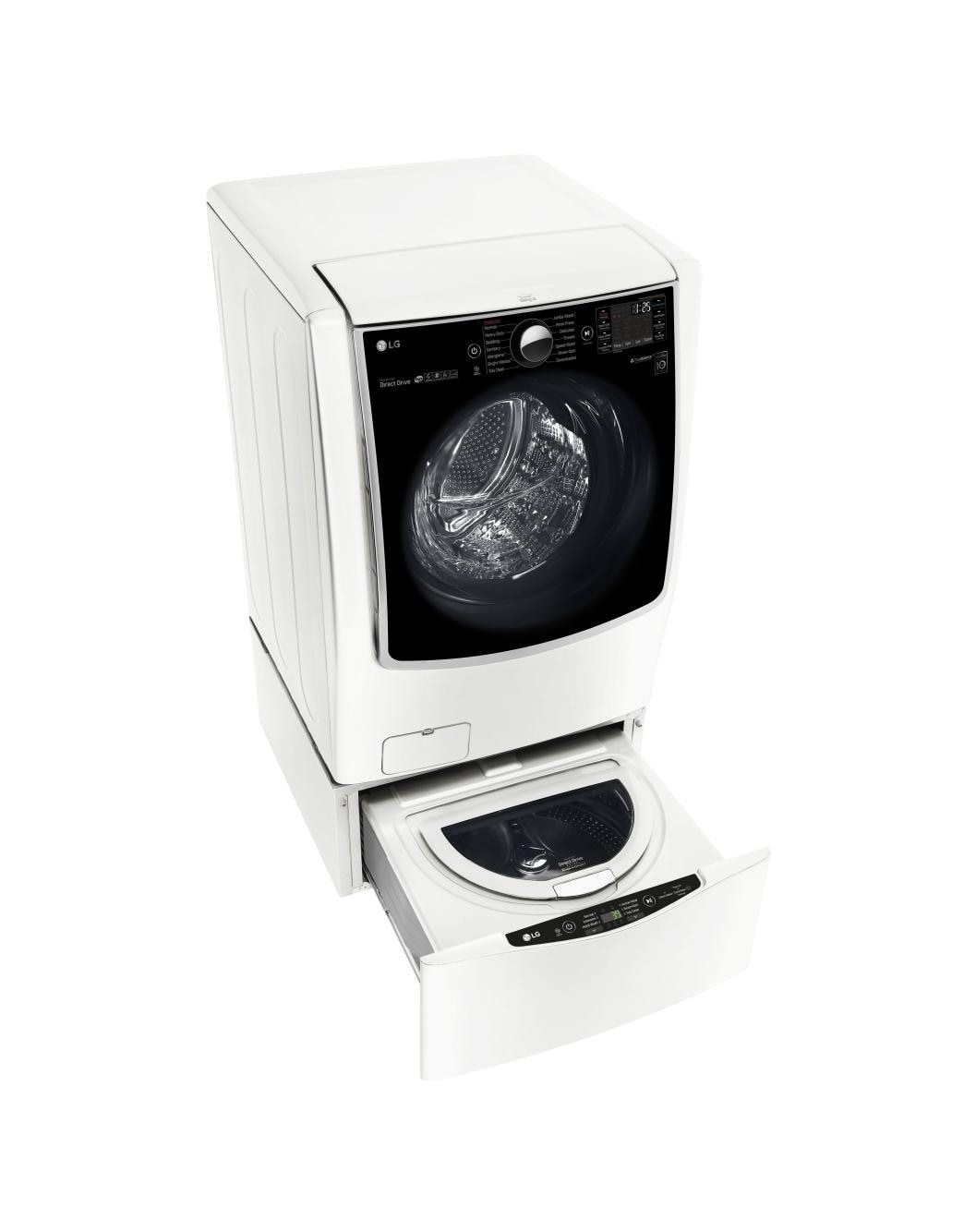 LG WM9000HWA_WD200CW: 6.2 Total Capacity LG TWINWash™ System with LG ...