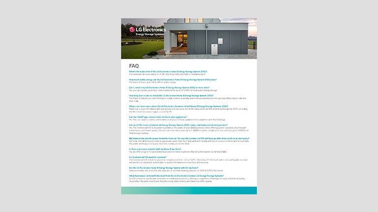 Resources for Maximizing LG Electronics ESS Energy | LG USA