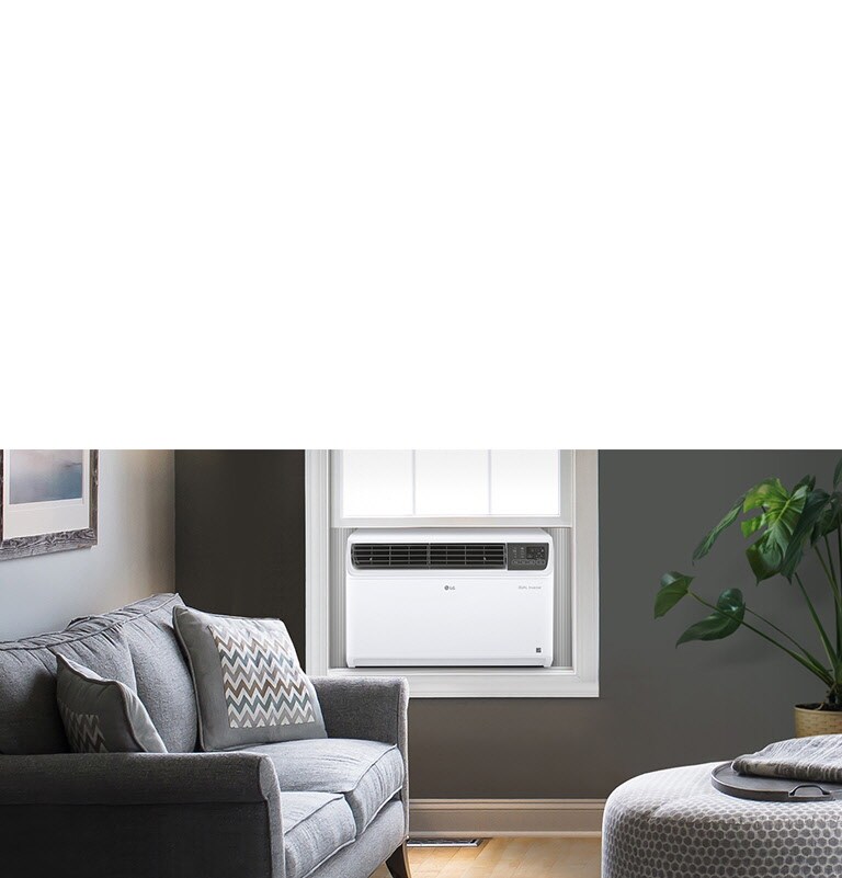 LG 18,000 BTU DUAL Inverter Smart wi-fi Enabled Window Air Conditioner ...