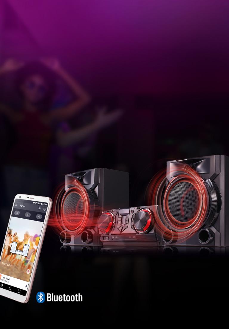 LG CJ65: 900W Hi-Fi Entertainment System with Bluetooth® Connectivity I ...