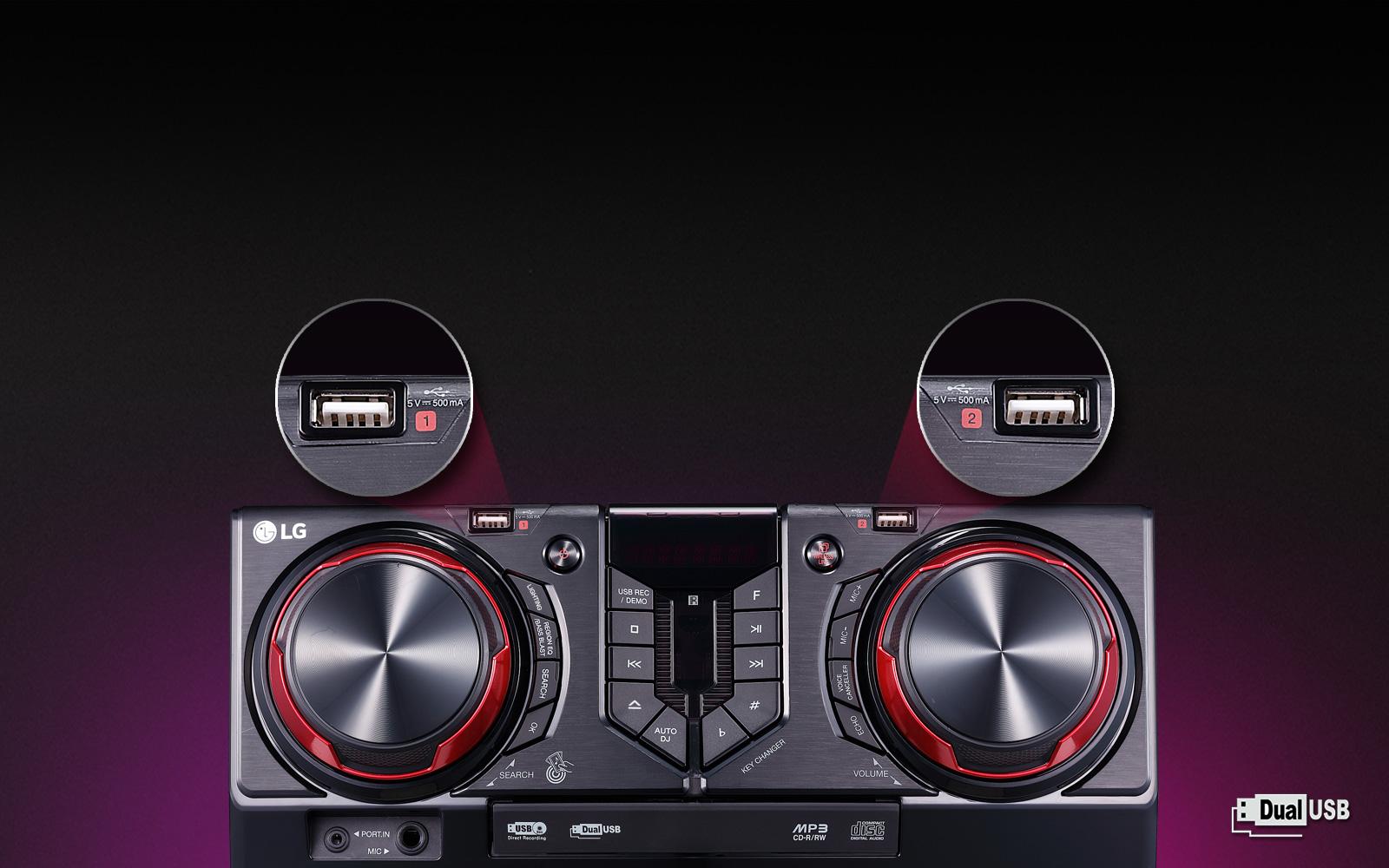 LG CJ65: 900W Hi-Fi Entertainment System with Bluetooth® Connectivity I ...