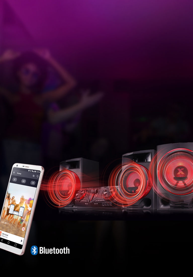 LG CJ88: LG XBOOM Audio System with Karaoke Creator | LG USA