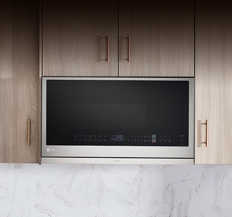 LG 2.1 cu. ft. Smart Over-the-Range Microwave with ExtendaVent®2.0 & EasyClean® (MVEL2137D) | LG USA