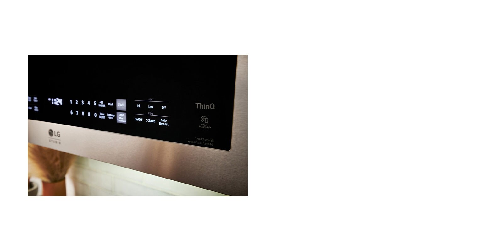 LG STUDIO 1.7 cu. ft. Over-the-Range Convection Microwave Oven with Air ...