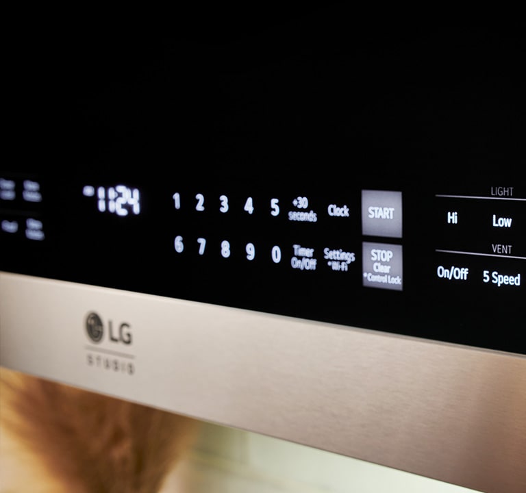 LG STUDIO 1.7 cu. ft. Over-the-Range Convection Microwave Oven with Air ...