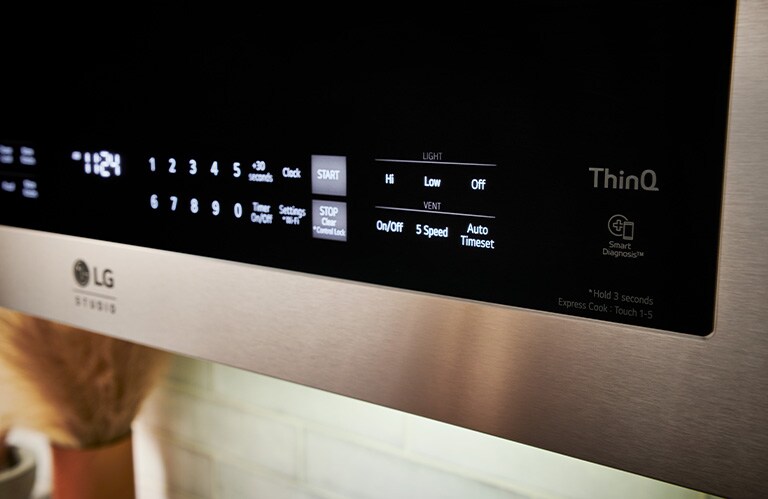 LG STUDIO 1.7 cu. ft. Over-the-Range Convection Microwave Oven with Air ...