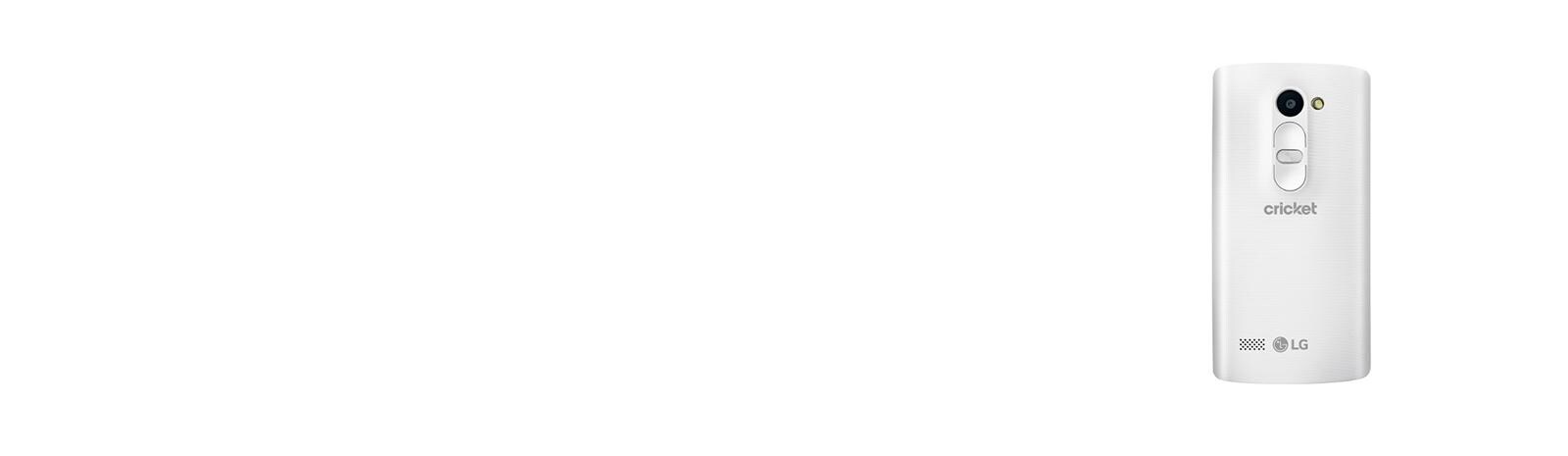 LG Risio for Cricket Wireless Smartphone in White | LG USA