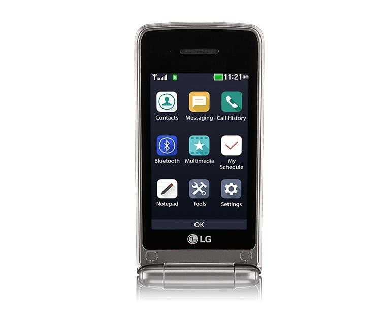 LG Wine 4 Flip Phone (UN540) with 3.0'' WQVGA Display | LG USA