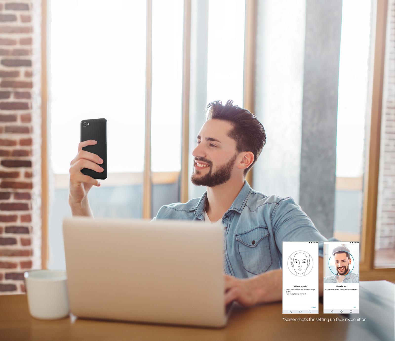 LG Unlocked Q6 Smartphone with Face Recognition | LG USA