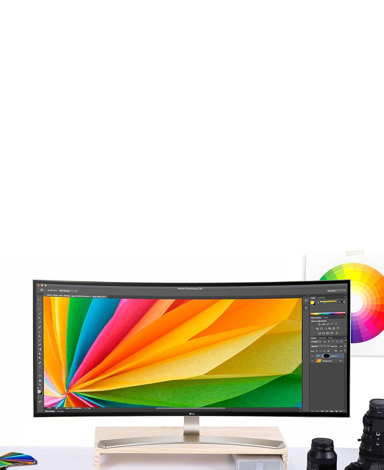 LG 38UC99-W: 38'' Class 21:9 UltraWide® WQHD+ IPS Curved LED Monitor ...