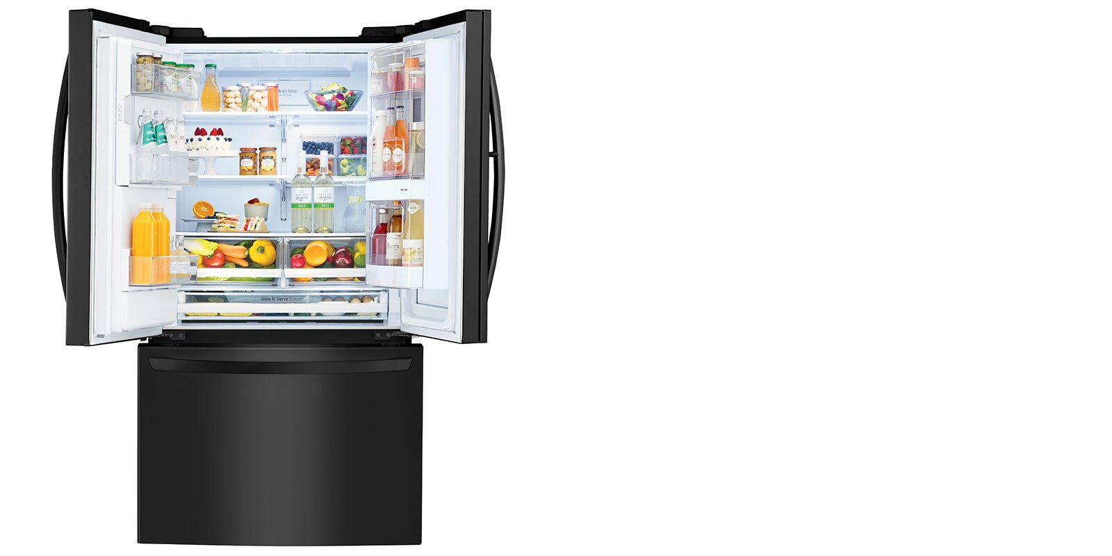 LG 28 cu. ft. Smart wi-fi Enabled InstaView™ Door-in-Door® Refrigerator ...