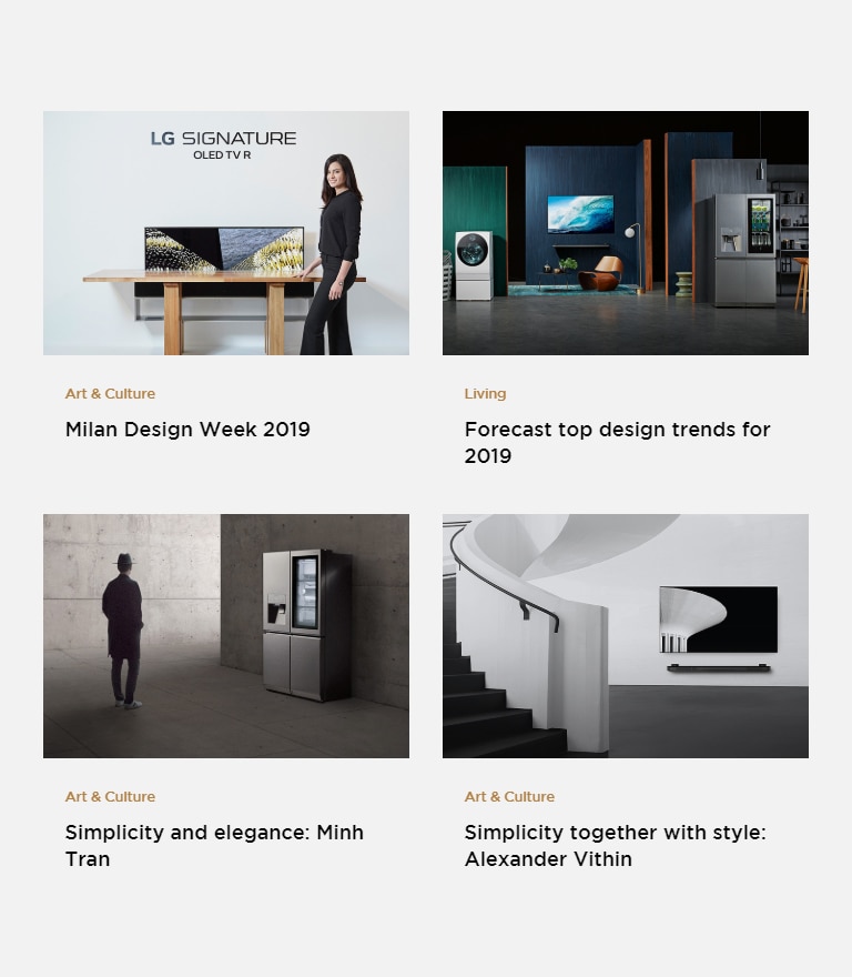 LG SIGNATURE - Products: Great Designs Must Be Experienced | LG USA