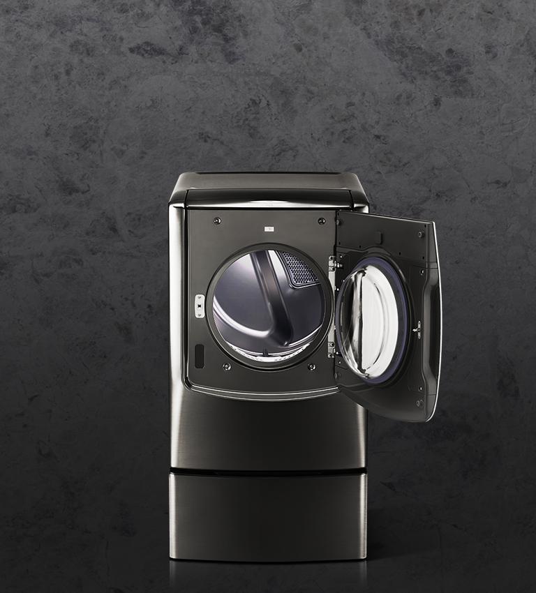 LG SIGNATURE 9.0 cu. ft. Large Smart wi-fi Enabled Electric Dryer w ...