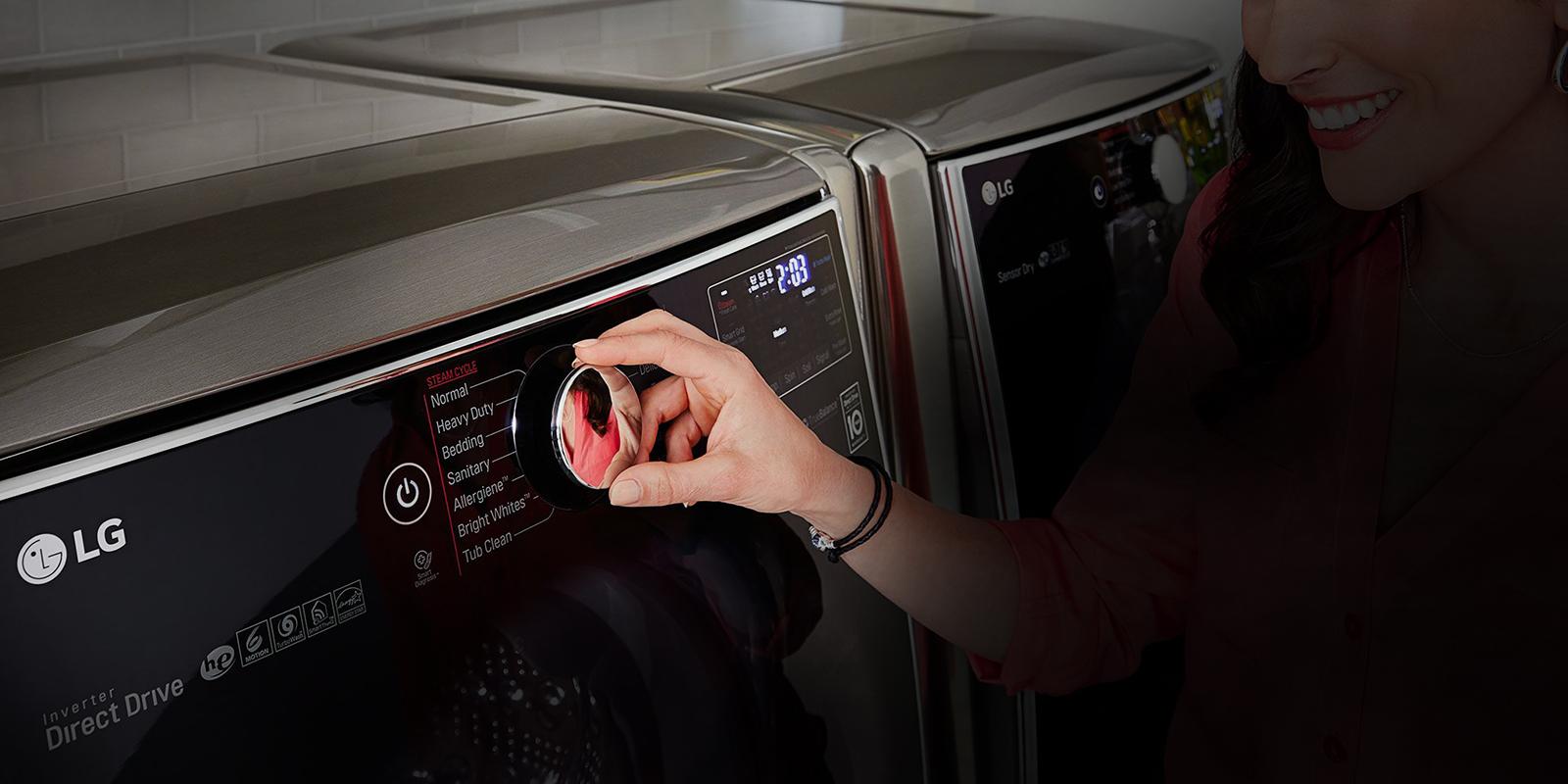 LG WM5000HVA: Large Front Load SmartThinQ Washer | LG USA