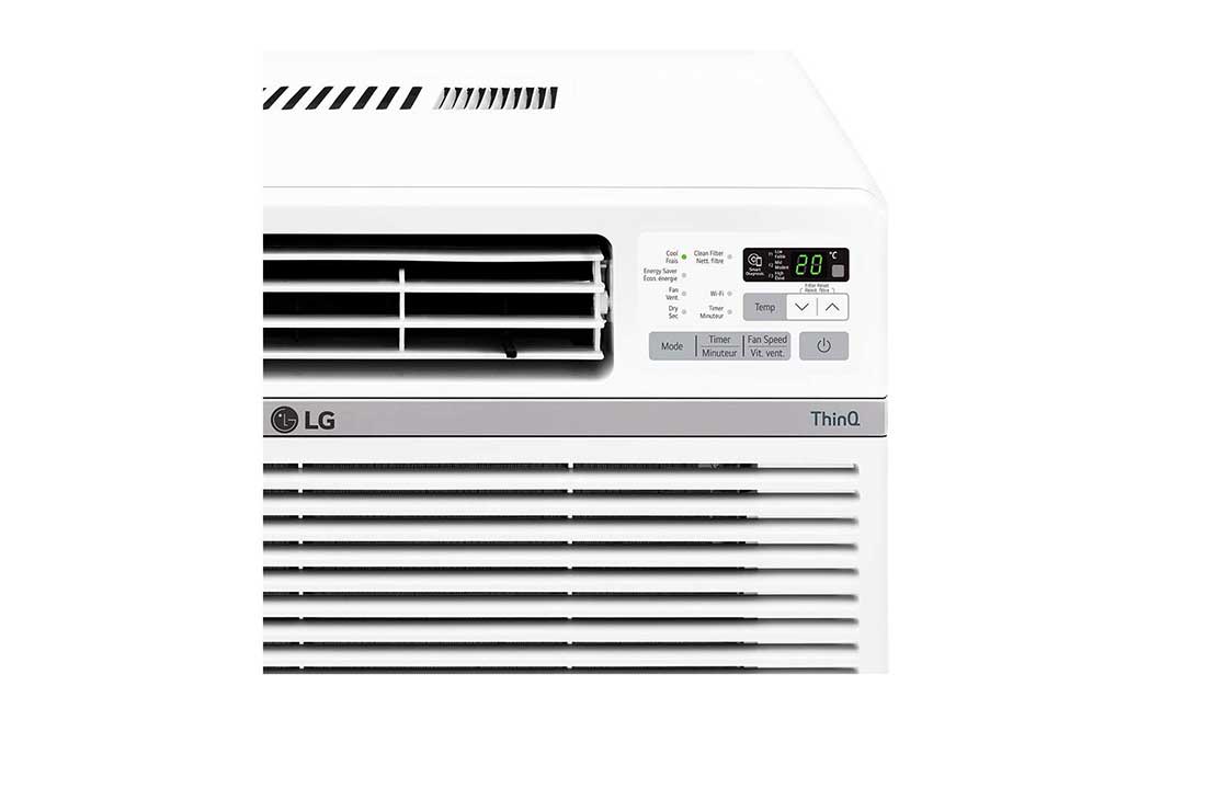 LG 10,000 BTU Smart wi-fi Enabled Window Air Conditioner (LW1017ERSM ...