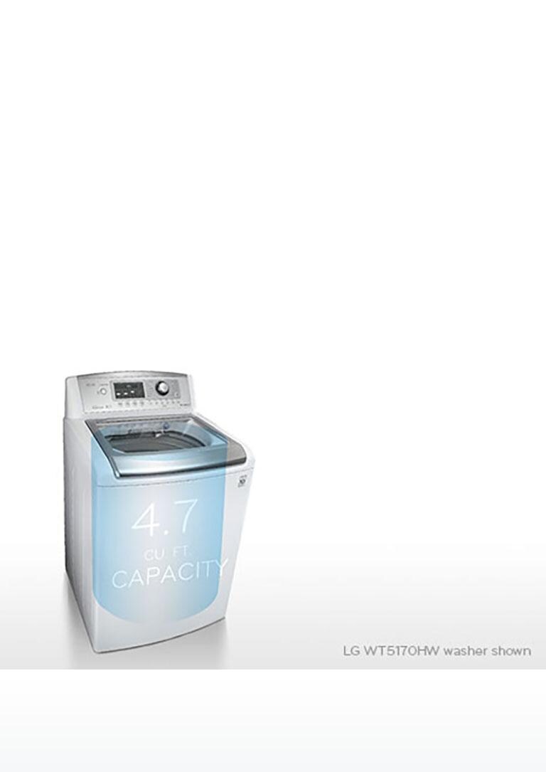 LG WT6001HV: Large High Efficiency Top Load Smart Washer | LG USA