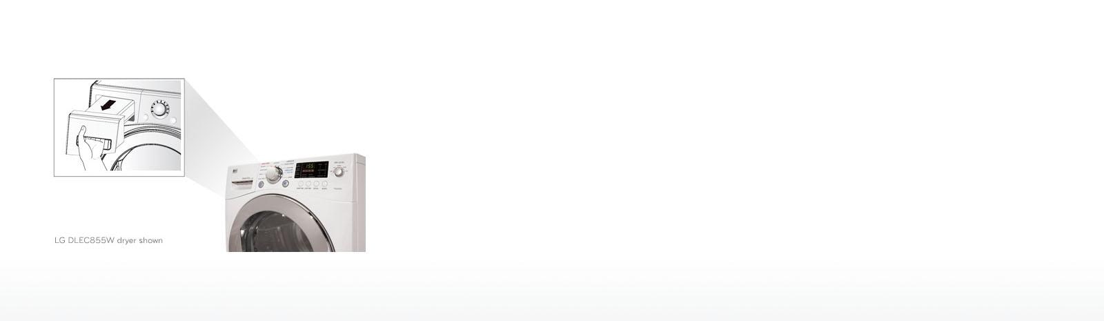 LG DLEC855W: 24'' Compact Ventless Electric Front Load Dryer | LG USA