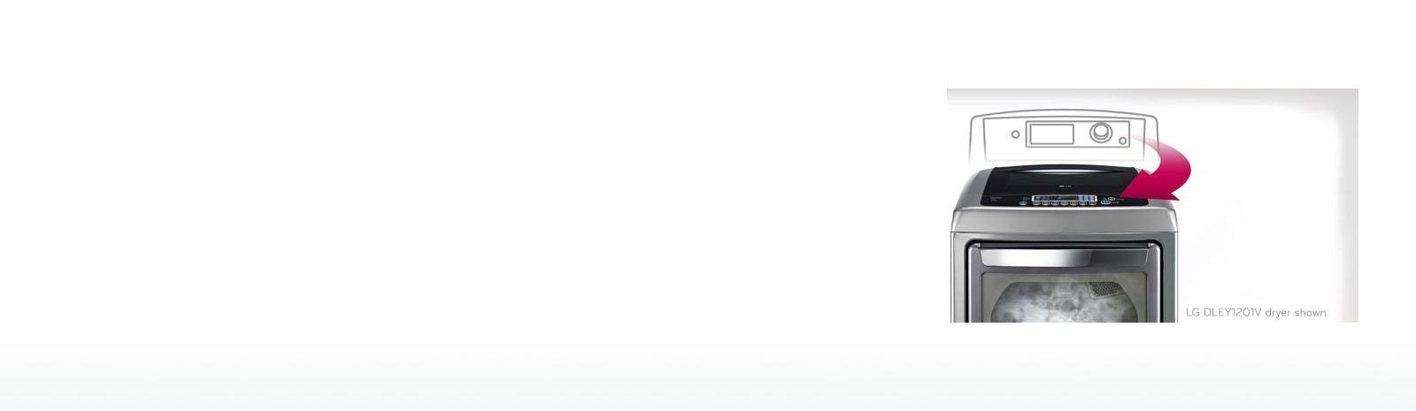 LG DLEY1201W: Ultra Large Capacity Electric Steam Dryer | LG USA