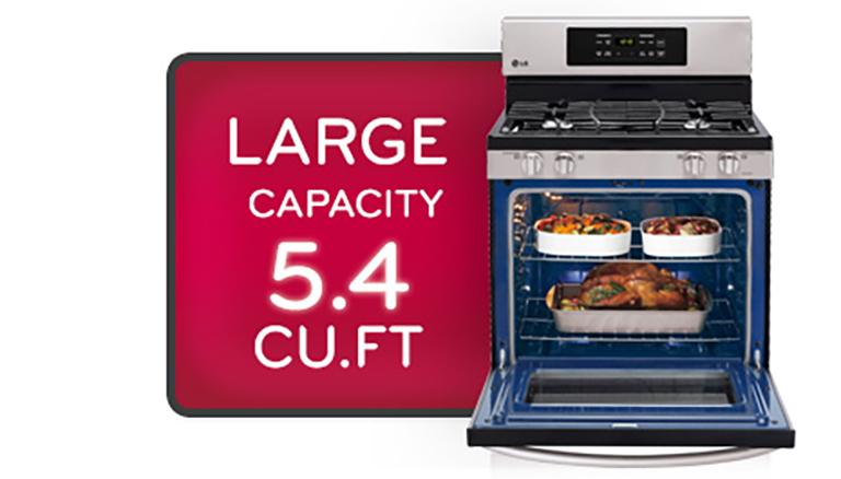 LG LSE3090ST: Slide-In Range with Large Capacity Oven | LG USA