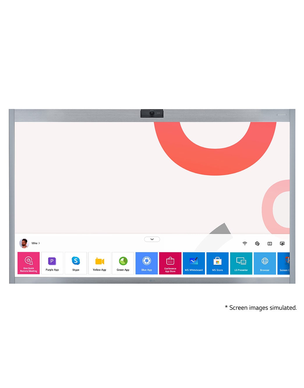 55'' One:Quick Works Conferencing Display | 55CT5WN-B | LG US Business