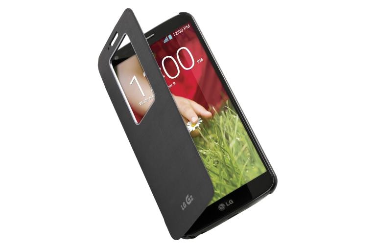 LG QuickWindow™ Folio Case compatible with LG G2 (T-Mobile) (CCF-240N ...