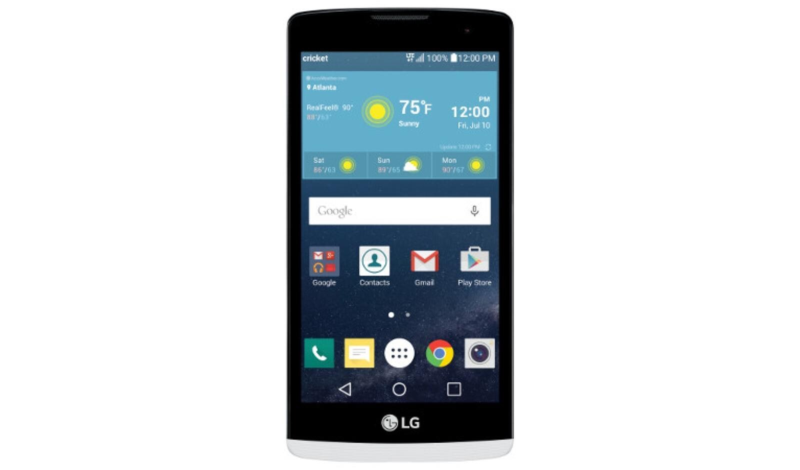 LG Risio for Cricket Wireless Smartphone in White | LG USA