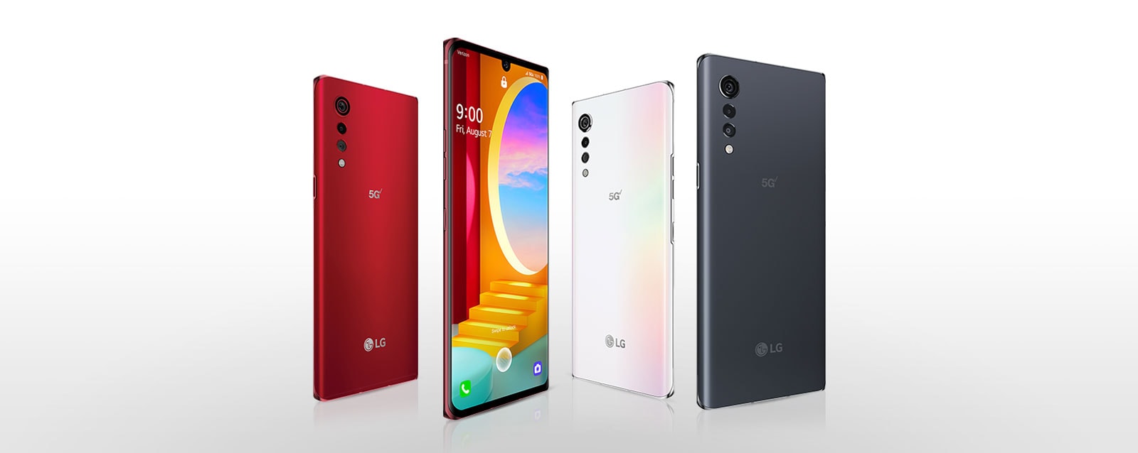 LG VELVET™ 5G UW Dual Screen Smartphone for Verizon - Pink White | LG USA