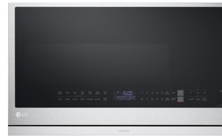 LG MVEL2137D: 2.1 cu. ft. Over-the-Range Microwave Oven with EasyClean ...