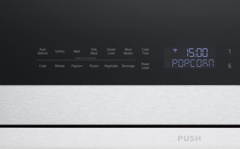 LG MVEL2137F: 2.1 cu. ft. Over-the-Range Microwave Oven with EasyClean ...