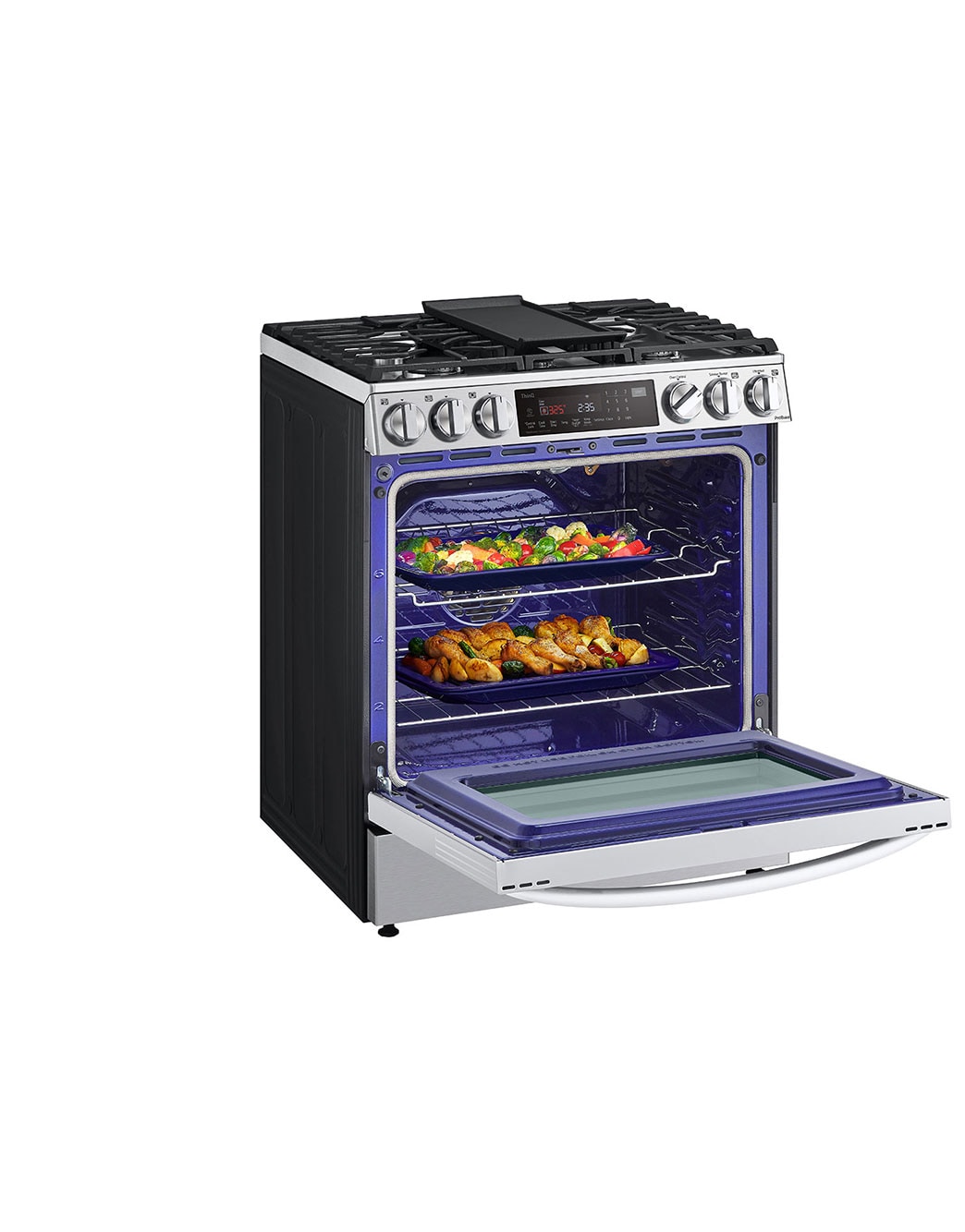 LG LSGL6335F: 6.3 cu ft. Smart wi-fi Enabled ProBake Convection ...