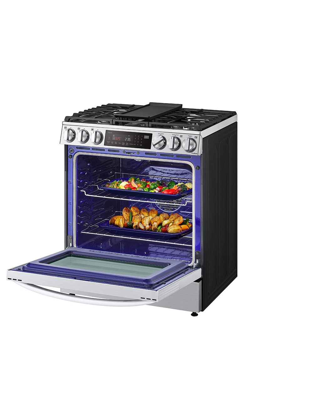 LG LSGL6335F: 6.3 cu ft. Smart wi-fi Enabled ProBake Convection ...