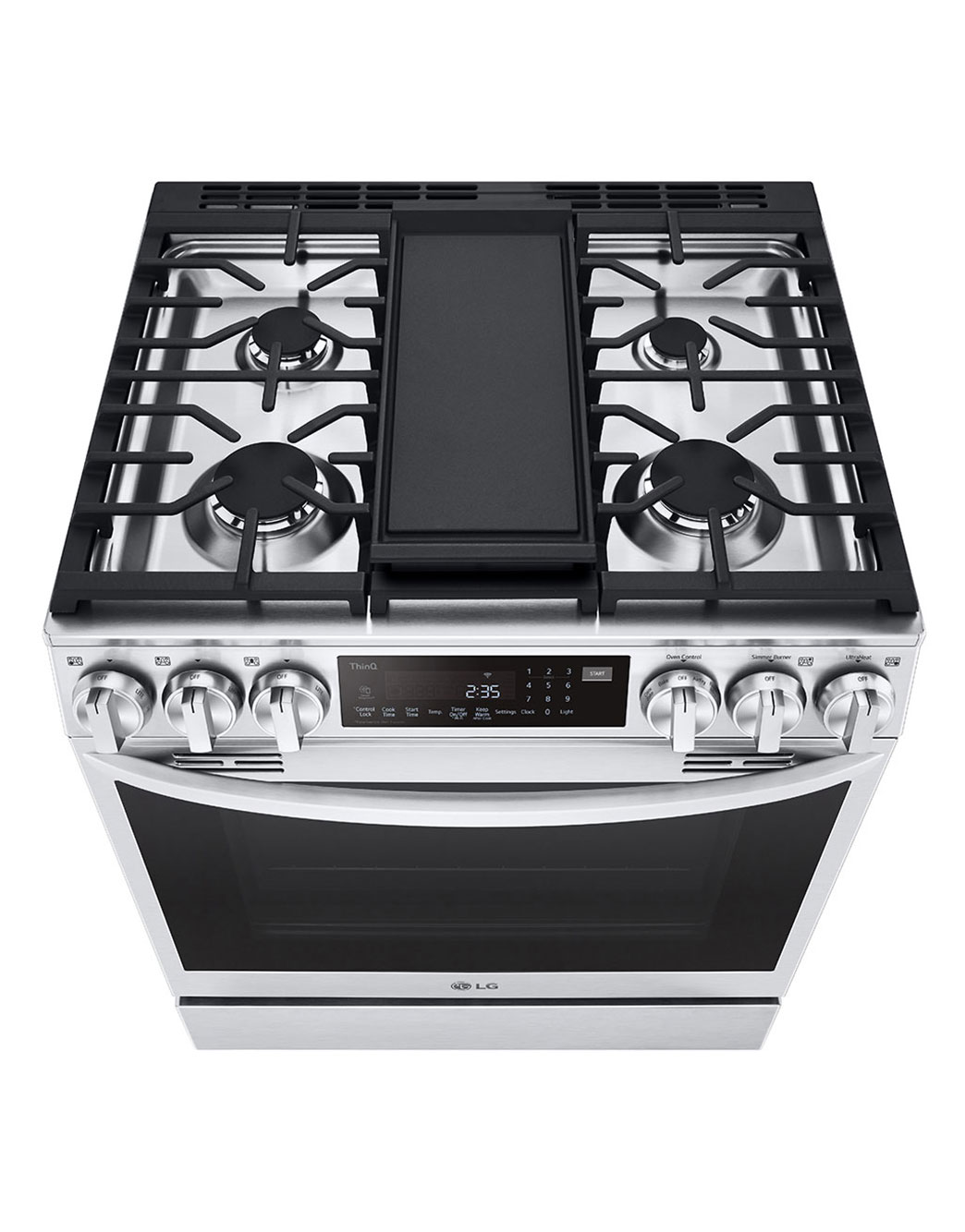 LG LSGL6335F: 6.3 cu ft. Smart wi-fi Enabled ProBake Convection ...