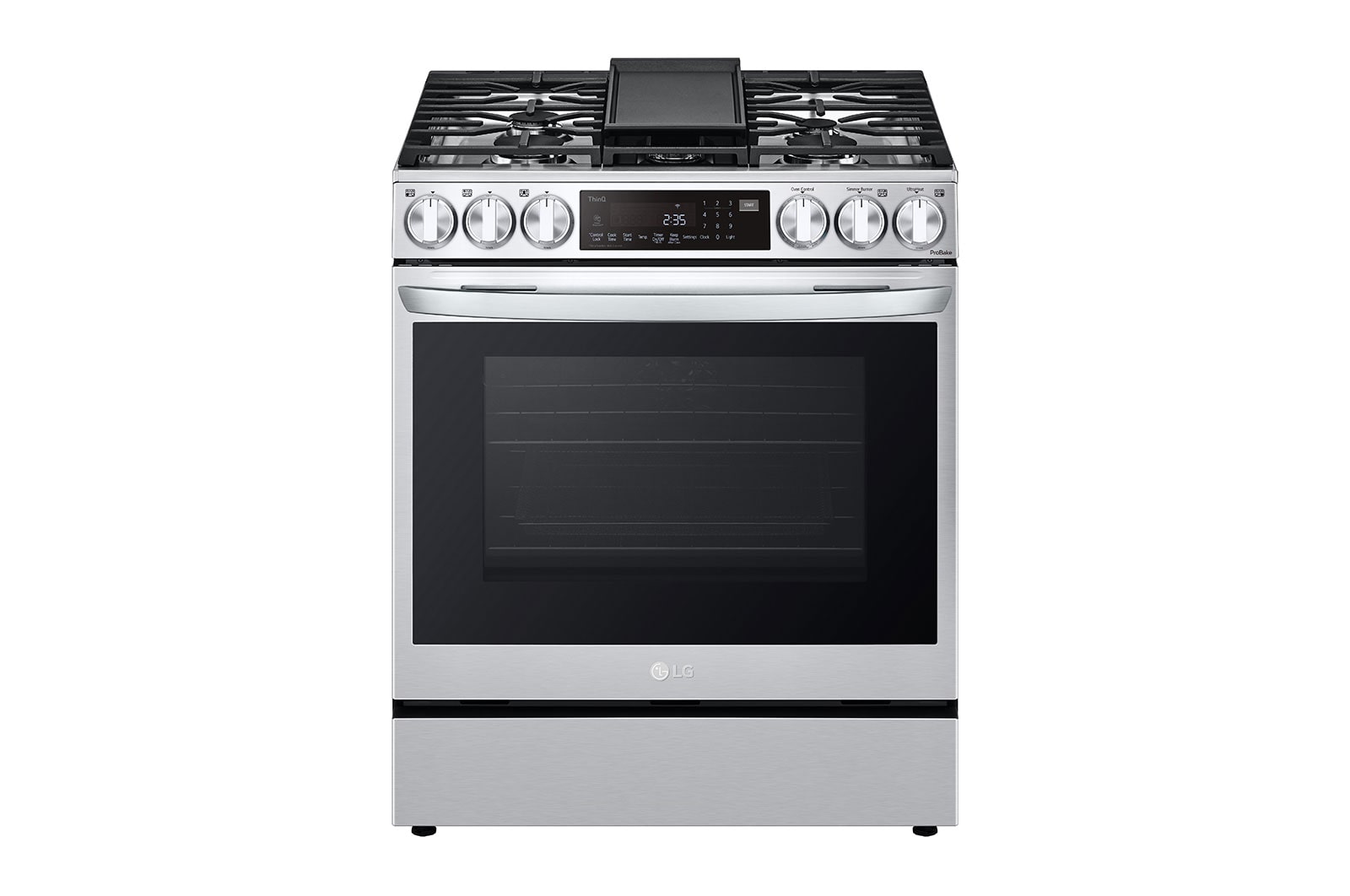 LG LSGL6335F: 6.3 cu ft. Smart wi-fi Enabled ProBake Convection ...