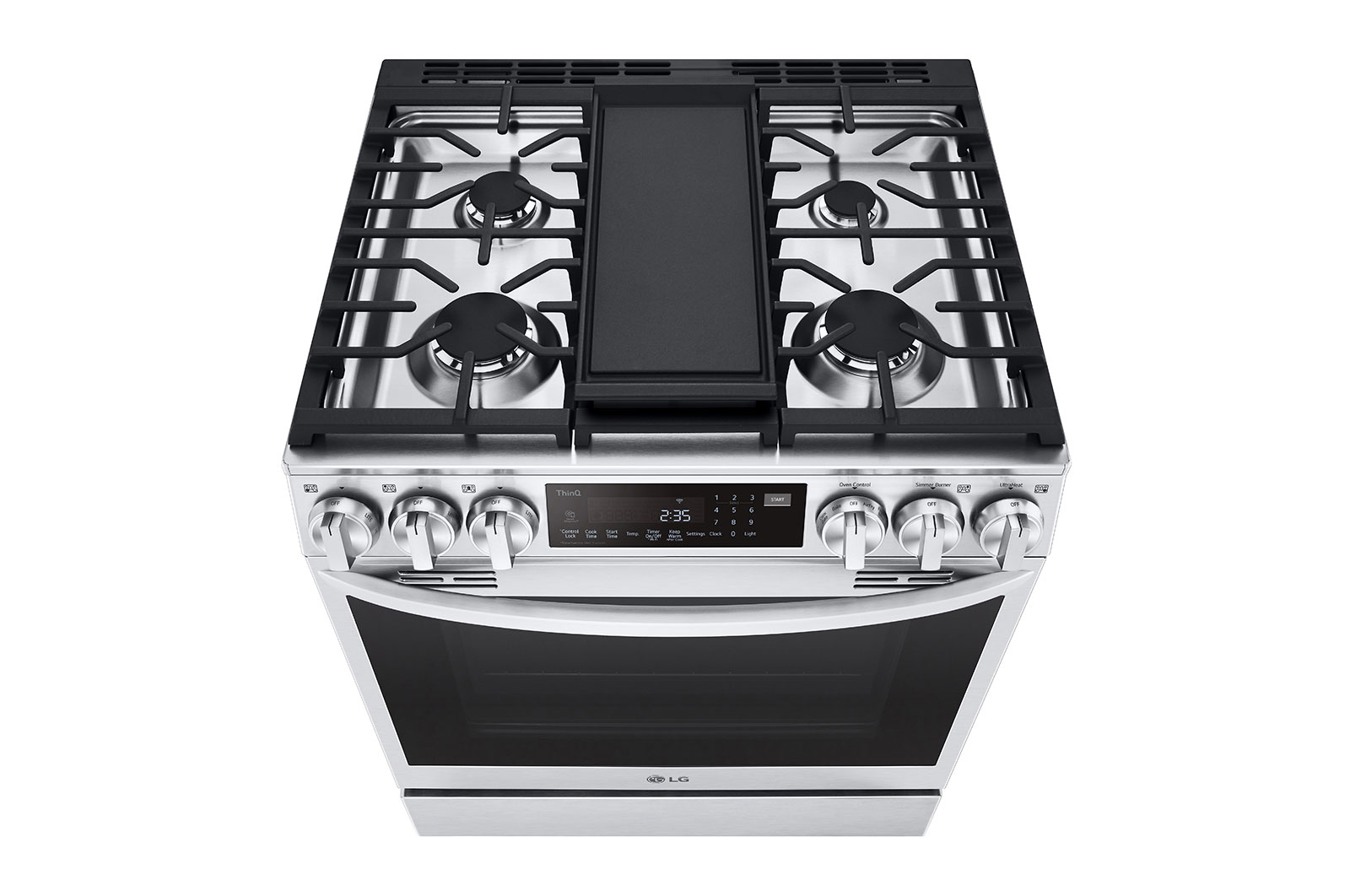 LG LSGL6335F: 6.3 cu ft. Smart wi-fi Enabled ProBake Convection ...