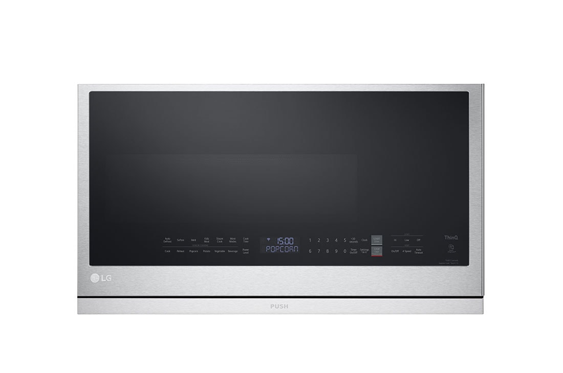 LG 2.1 cu. ft. Smart Over-the-Range Microwave with ExtendaVent®2.0 ...