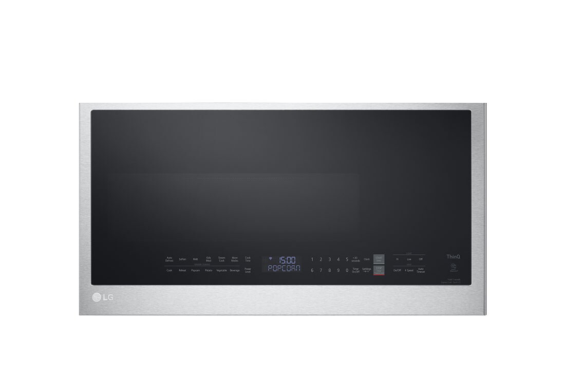 LG 2.0 cu. ft. Smart Wi-Fi Enabled Over-the-Range Microwave Oven with ...