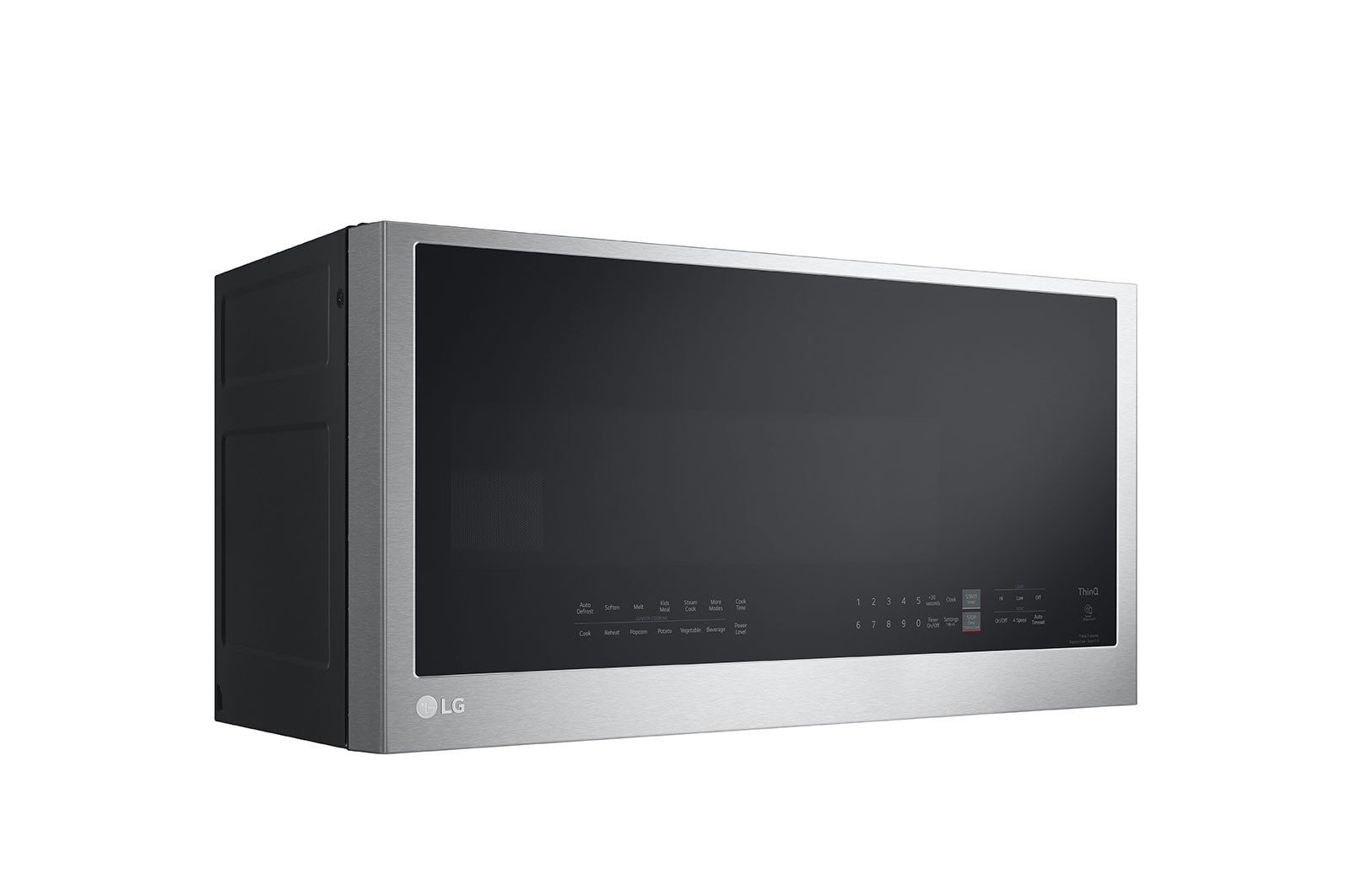 LG 2.0 cu. ft. Smart Wi-Fi Enabled Over-the-Range Microwave Oven with ...