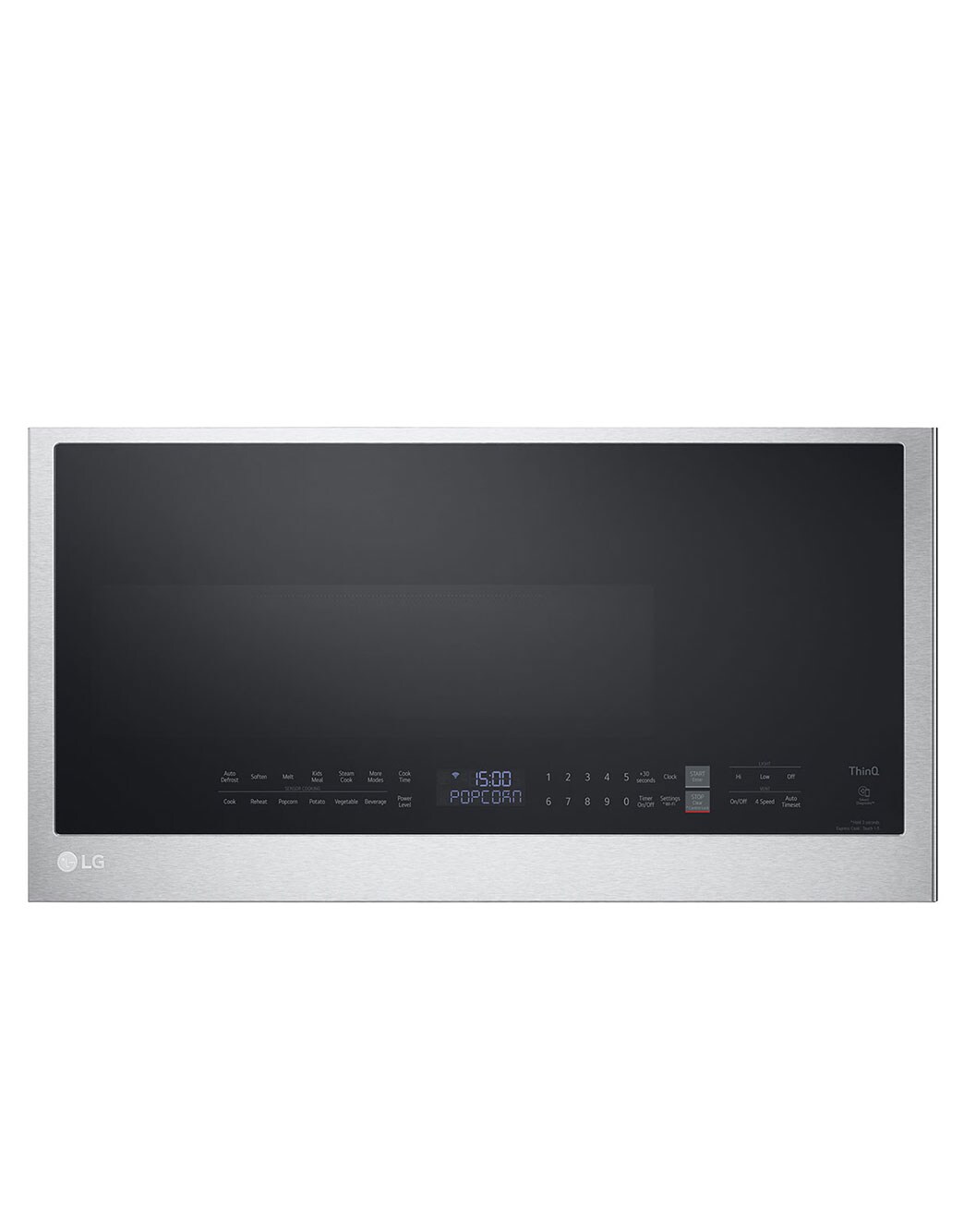 LG 2.0 cu. ft. Smart Wi-Fi Enabled Over-the-Range Microwave Oven with ...