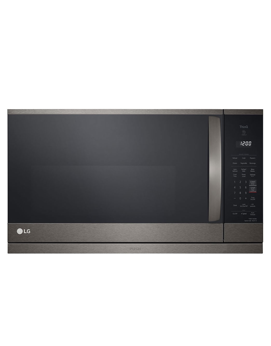 LG 2.1 cu. ft. Smart Over-the-Range Microwave with ExtendaVent® 2.0 ...