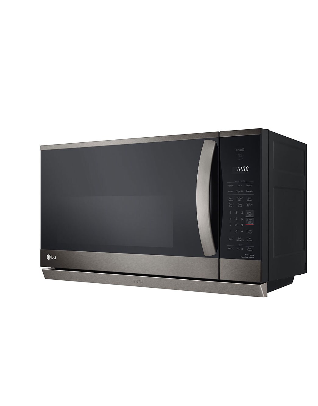 LG 2.1 cu. ft. Smart Over-the-Range Microwave with ExtendaVent® 2.0 ...