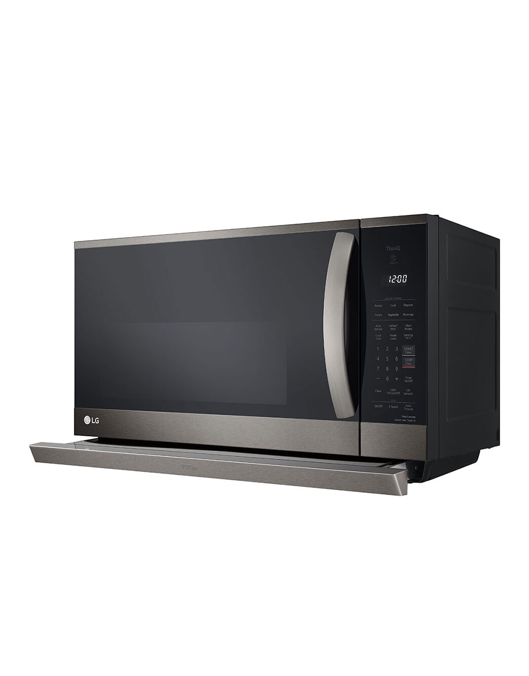 LG 2.1 cu. ft. Smart Over-the-Range Microwave with ExtendaVent® 2.0 ...