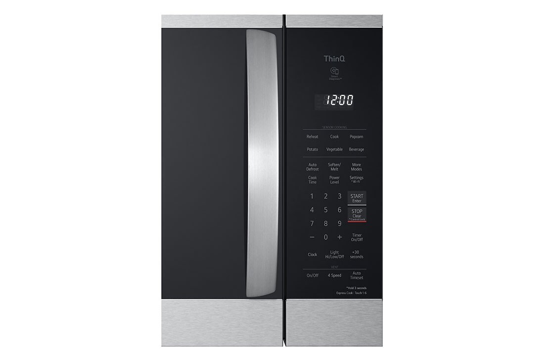 LG 2.1 cu. ft. Smart Over-the-Range Microwave with ExtendaVent® 2.0 ...