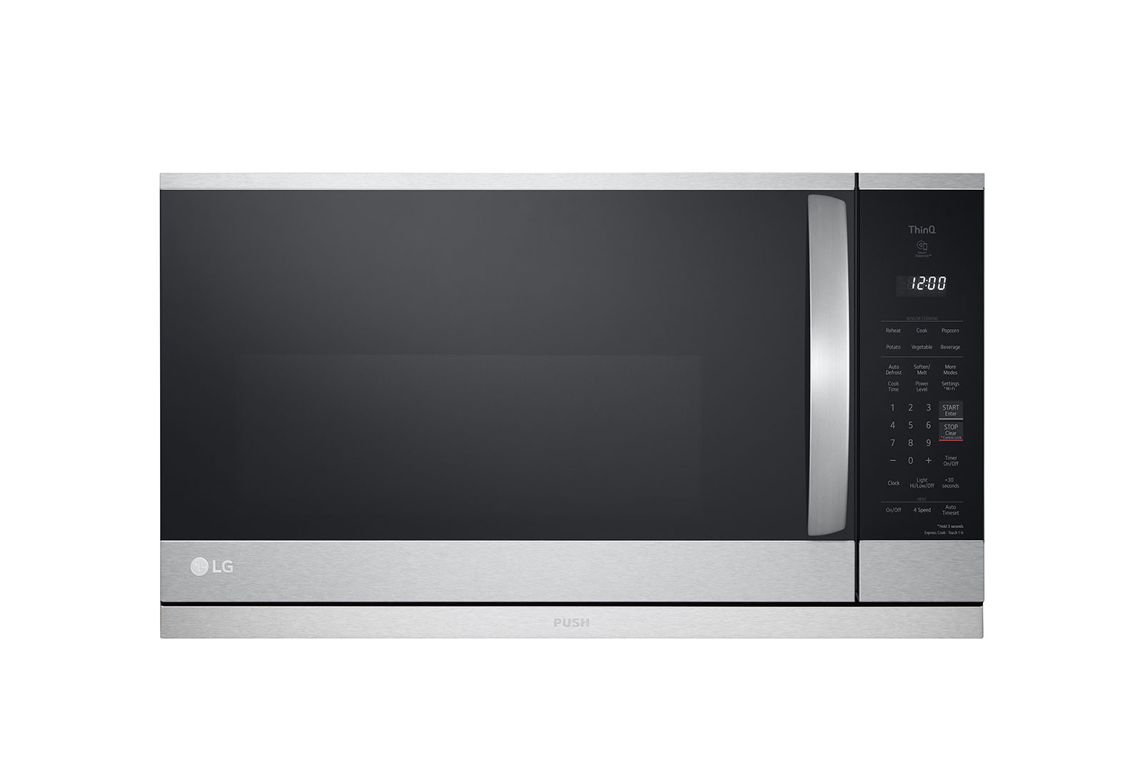 LG 2.1 cu. ft. Smart Over-the-Range Microwave with ExtendaVent® 2.0 ...
