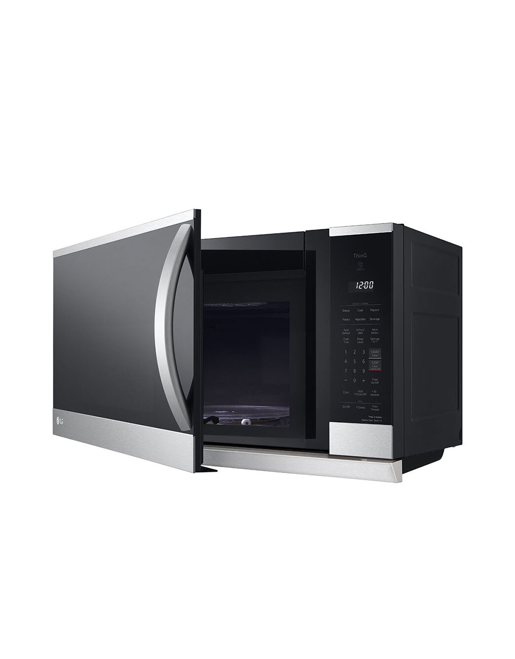 LG 2.1 cu. ft. Smart Over-the-Range Microwave with ExtendaVent® 2.0 ...