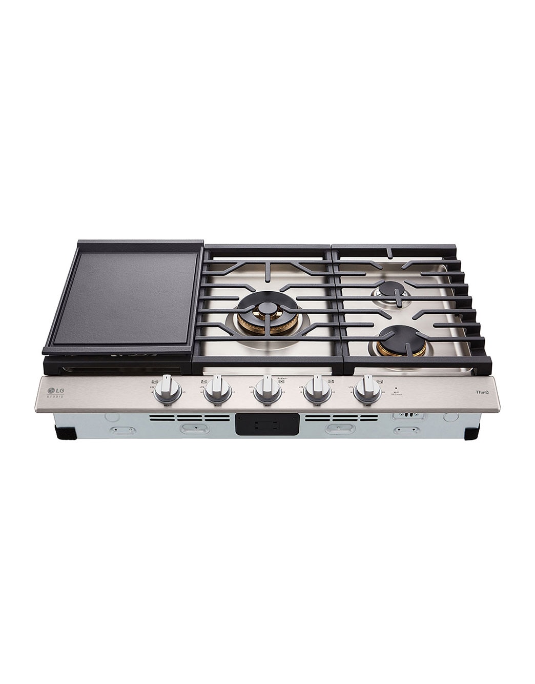 LG STUDIO 36” UltraHeat™ Gas Cooktop with EasyClean® (CBGS3628S) | LG USA