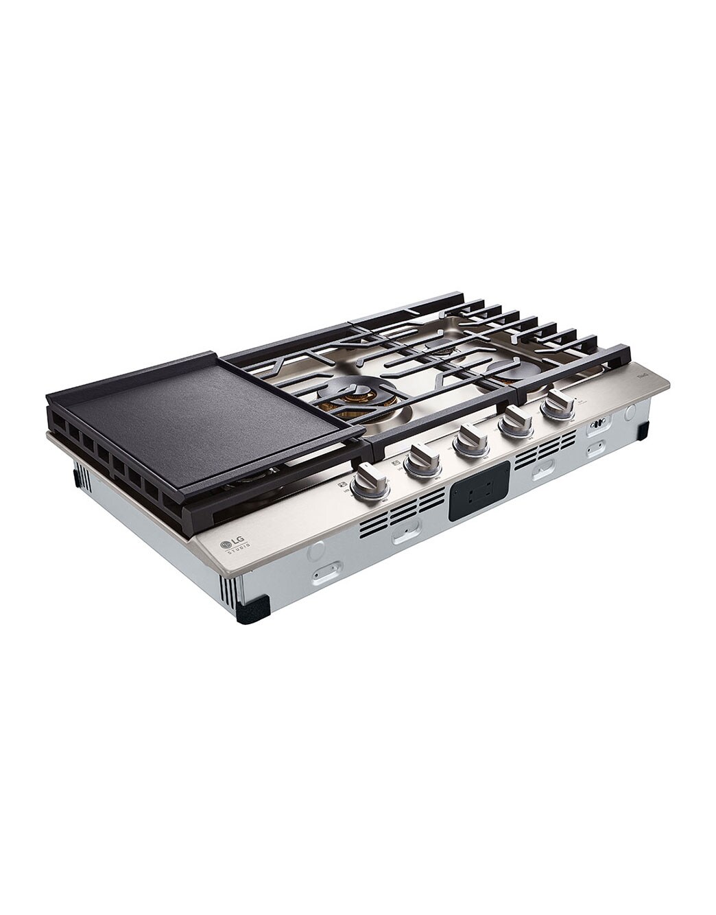 LG STUDIO 36” UltraHeat™ Gas Cooktop with EasyClean® (CBGS3628S) | LG USA
